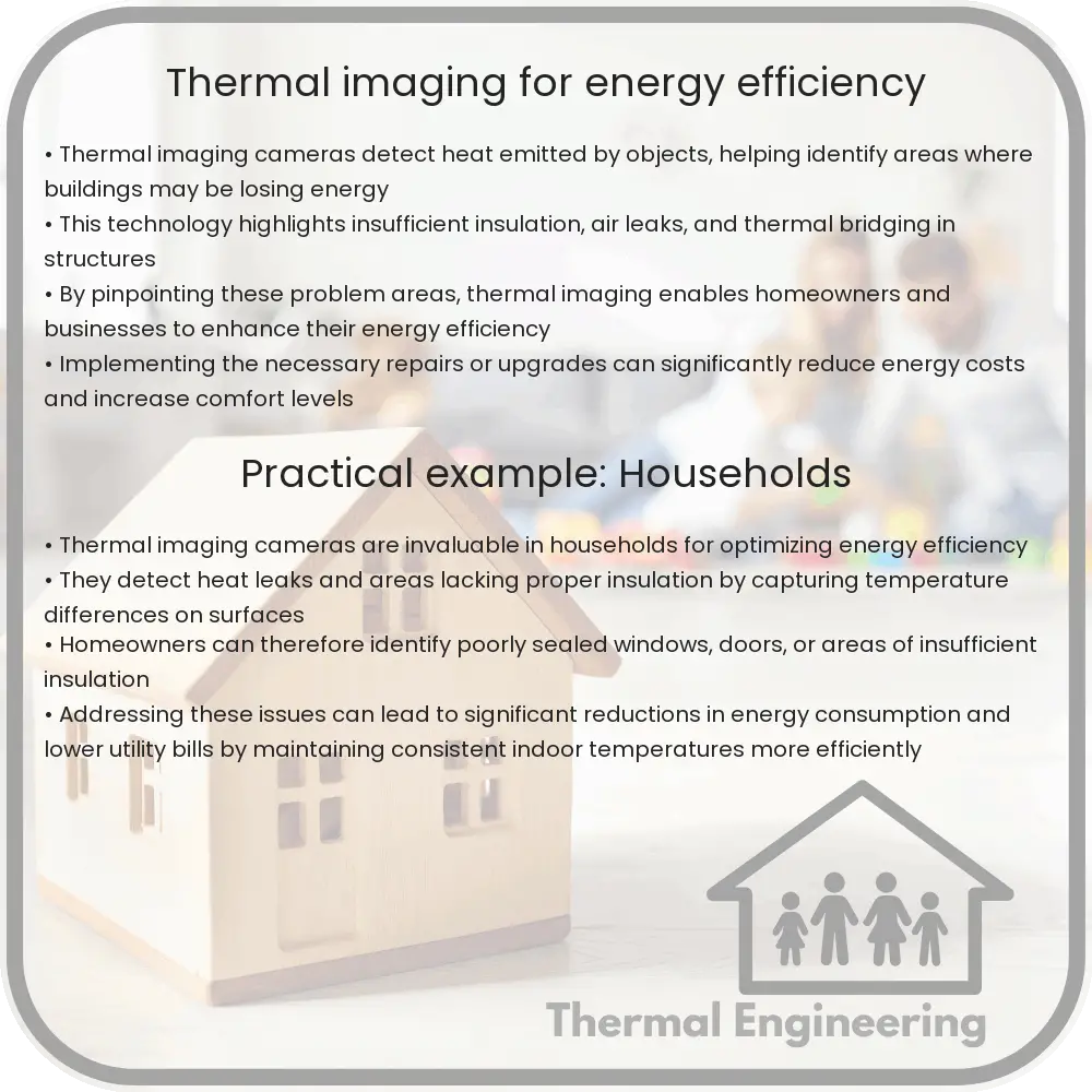 Thermal imaging for energy efficiency