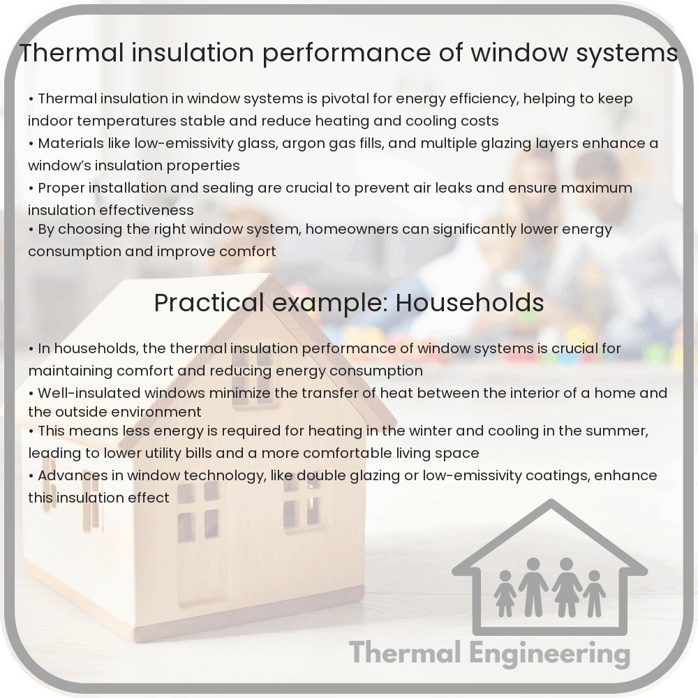 Thermal Insulation Performance Of Window Systems