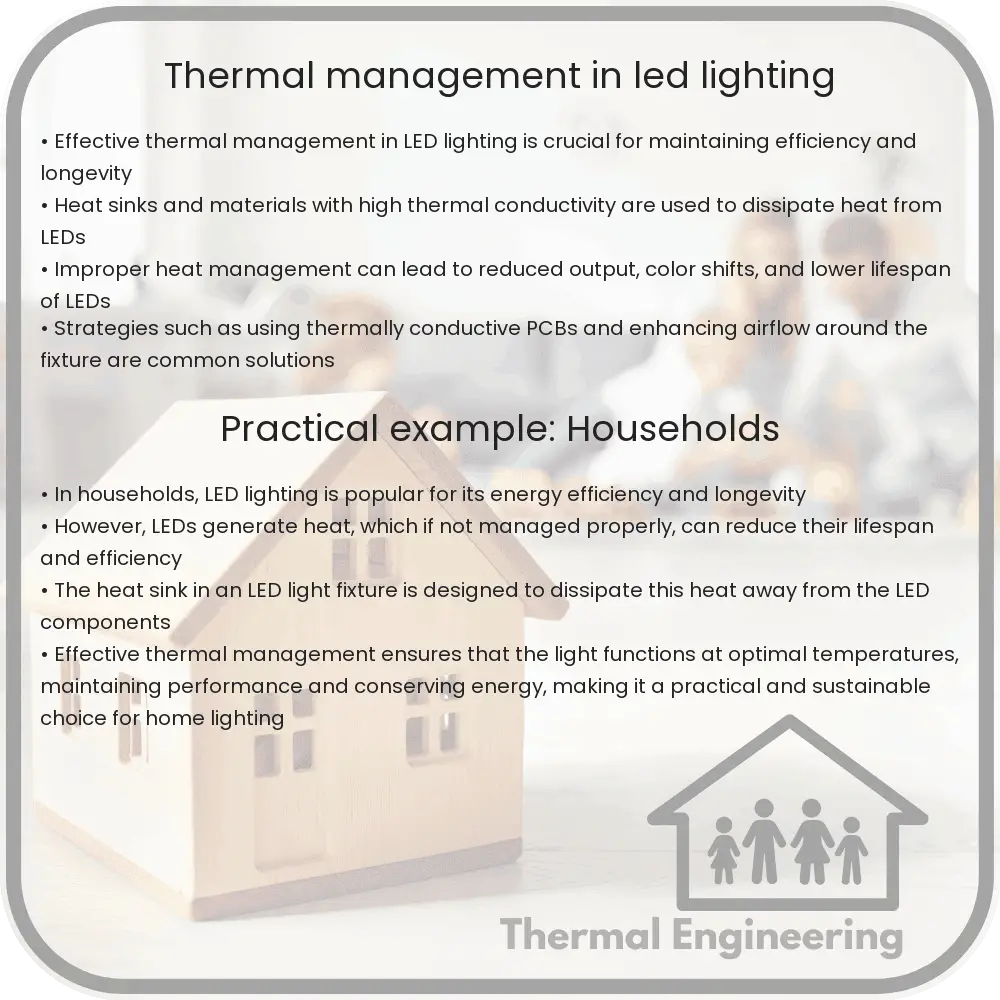 Thermal management in LED lighting