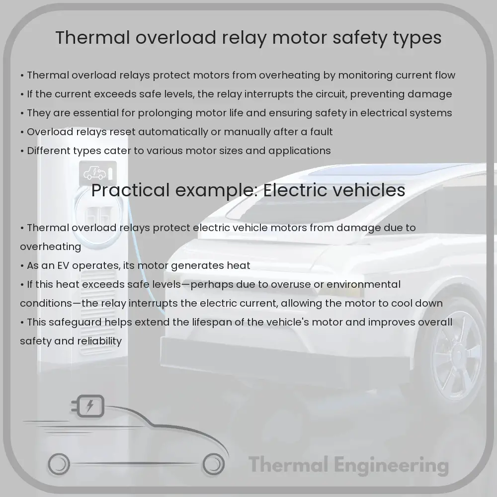 Thermal Overload Relay | Motor Safety Types Thermal Overload Relay | Motor Safety Types