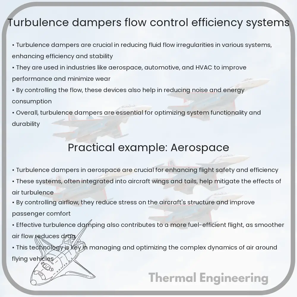 Turbulence Dampers | Flow Control, Efficiency & Systems