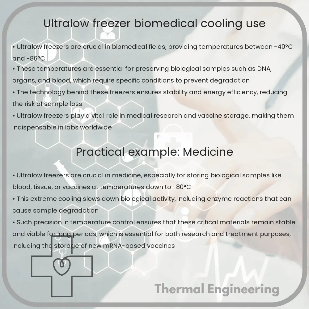 Ultralow Freezer | Biomedical Cooling Use