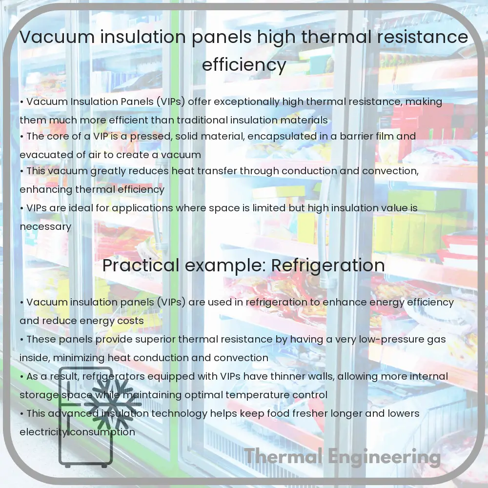 Vacuum Insulation Panels | High Thermal Resistance, Efficiency