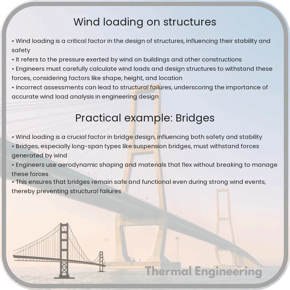 Wind loading on structures
