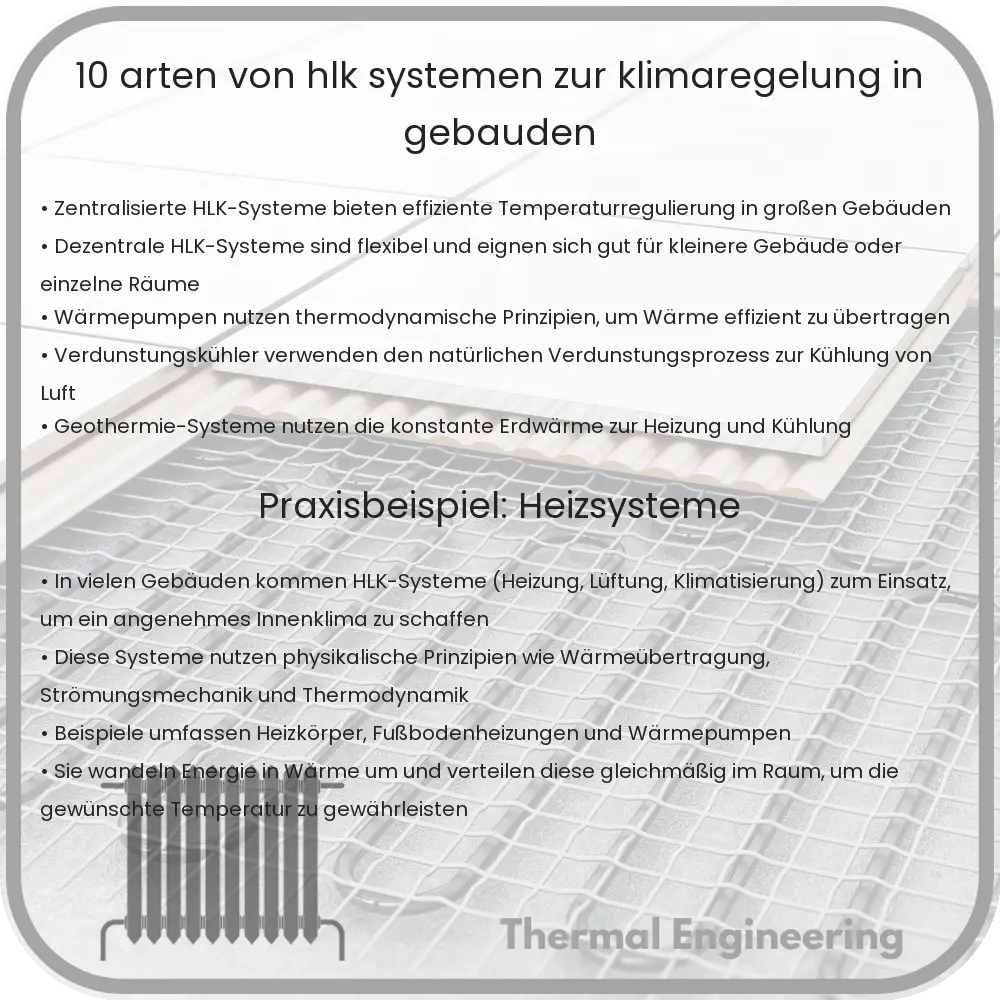 10 Arten von HLK-Systemen zur Klimaregelung in Gebäuden