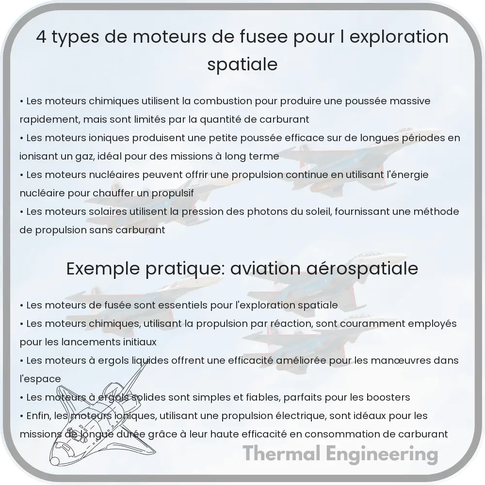 4 Types de Moteurs de Fusée pour l'Exploration Spatiale