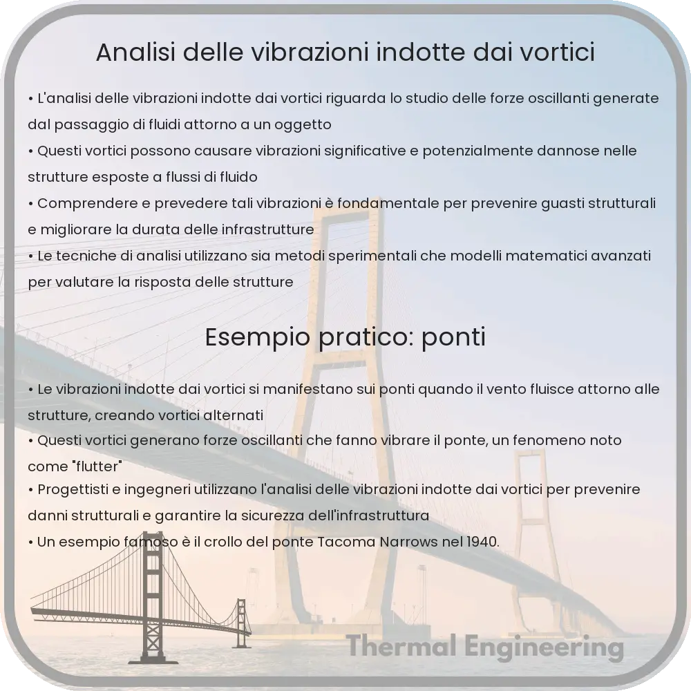Analisi delle vibrazioni indotte dai vortici