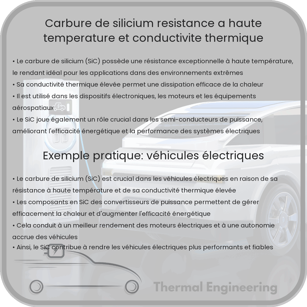 Carbure de Silicium : Résistance à Haute Température et Conductivité ...