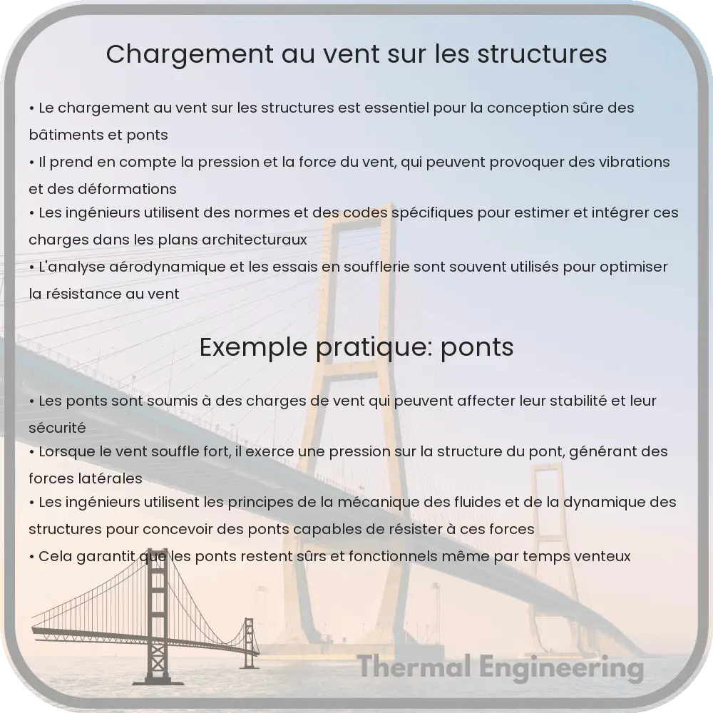 Chargement au vent sur les structures