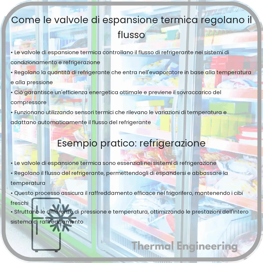 Come le valvole di espansione termica regolano il flusso