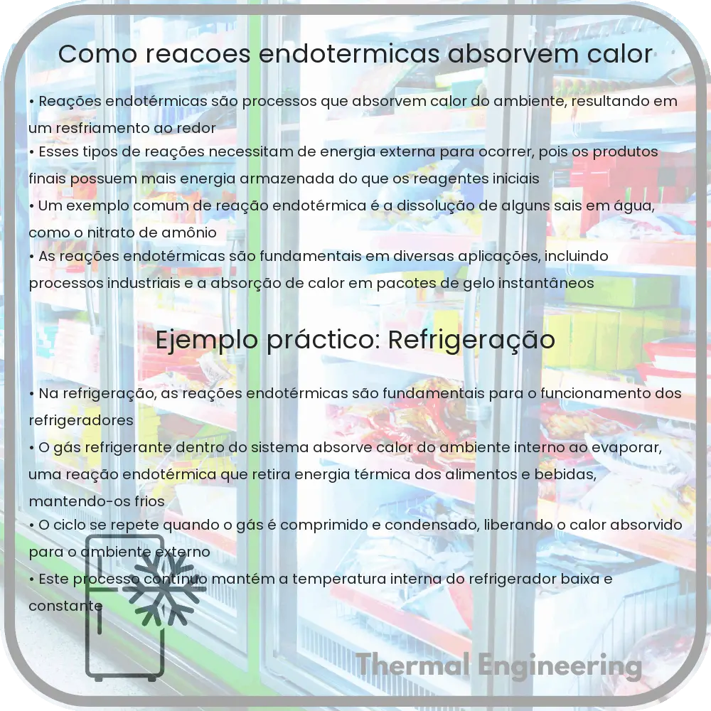 Como Reações Endotérmicas Absorvem Calor