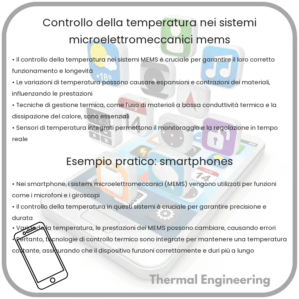 Controllo della temperatura nei sistemi microelettromeccanici (MEMS)