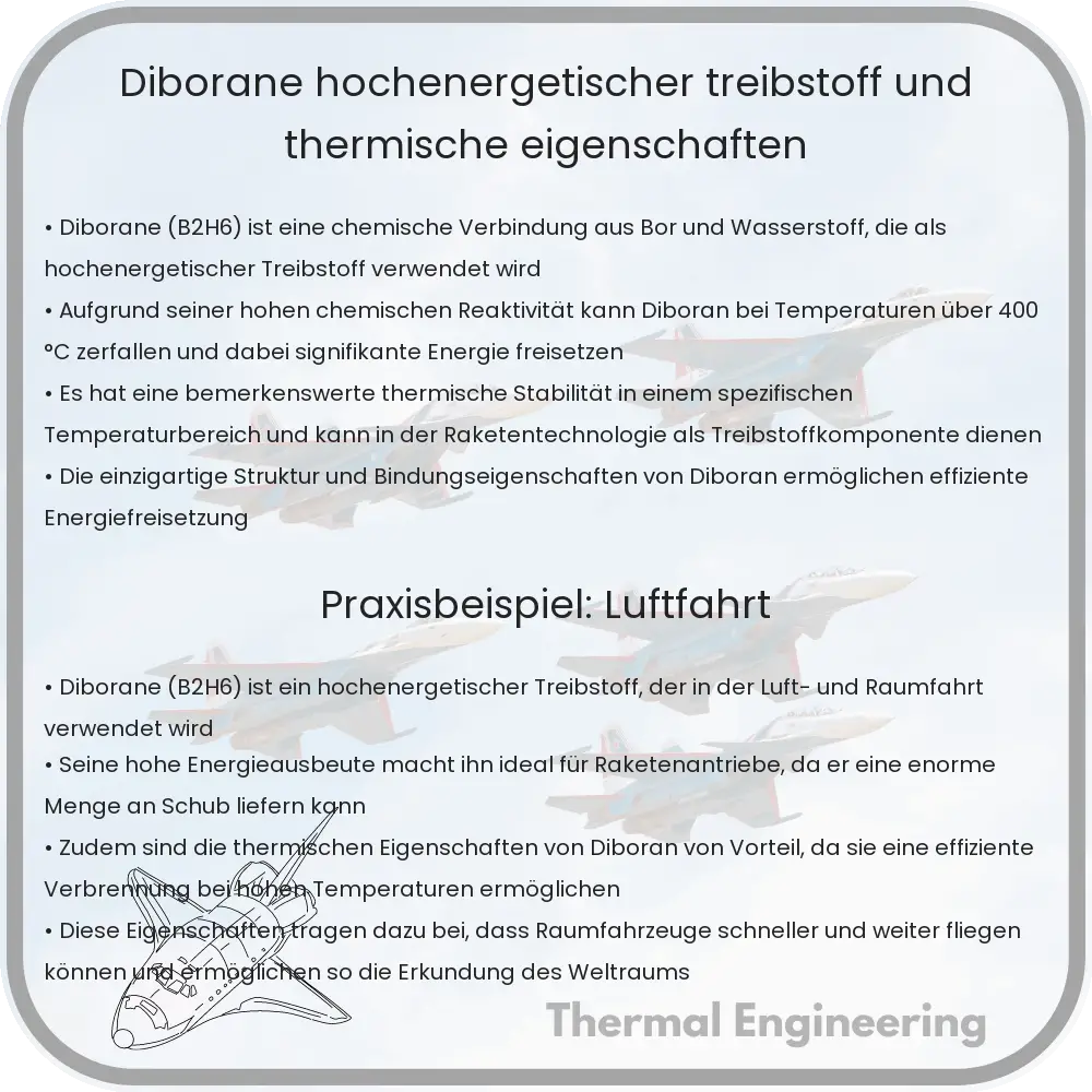 Diborane | Hochenergetischer Treibstoff und thermische Eigenschaften