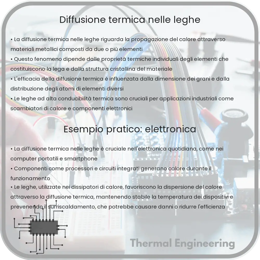 Diffusione termica nelle leghe
