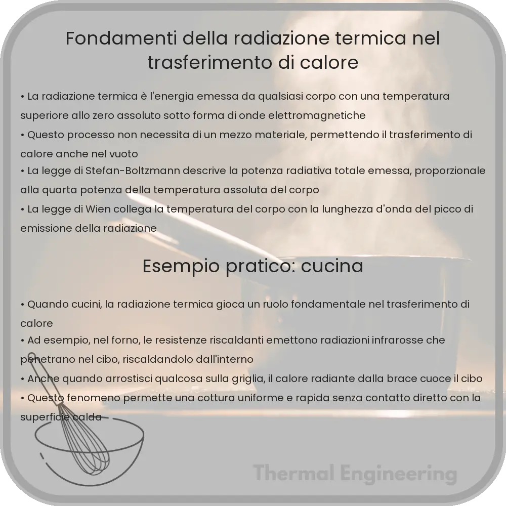 Fondamenti della Radiazione Termica nel Trasferimento di Calore