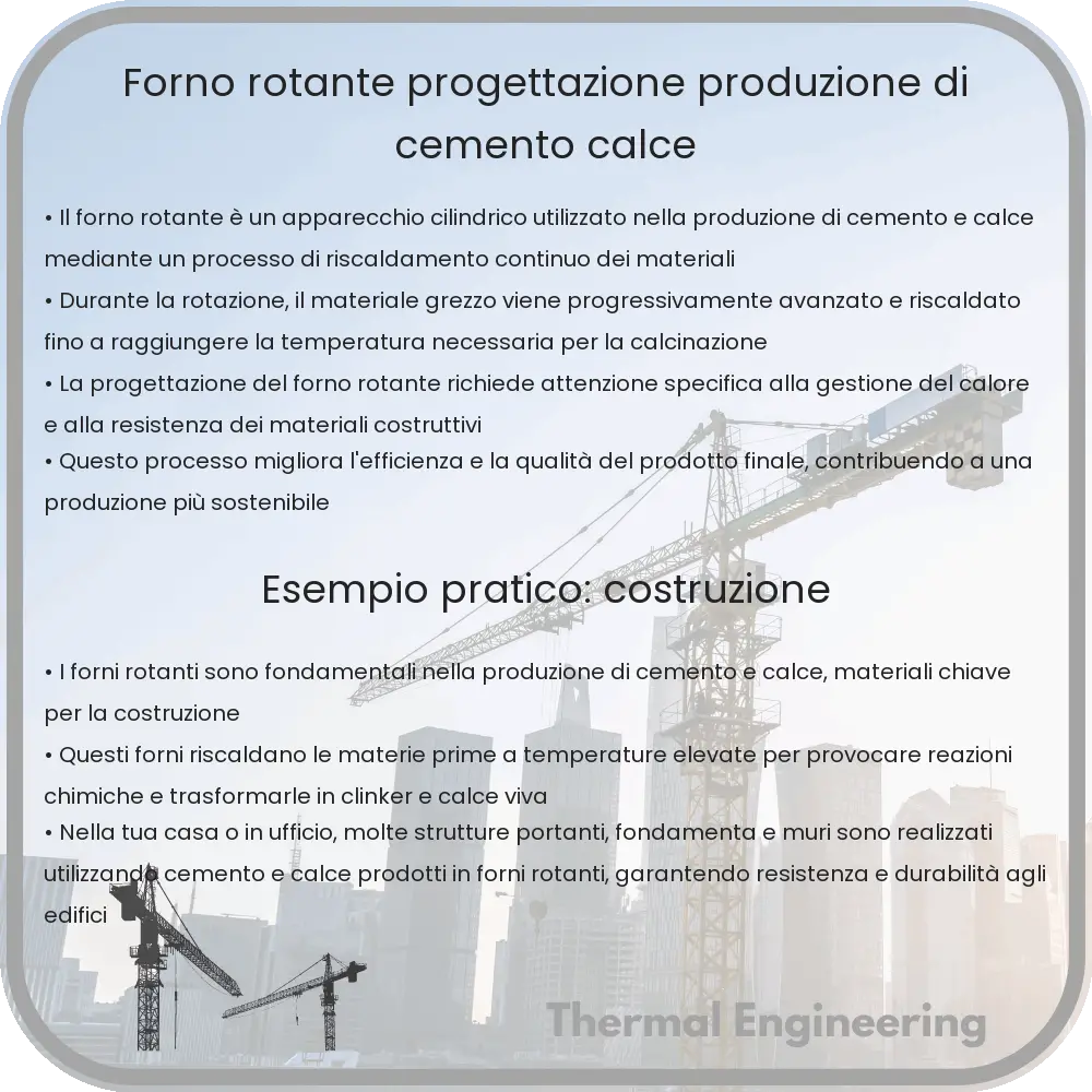 Forno Rotante | Progettazione, Produzione di Cemento & Calce