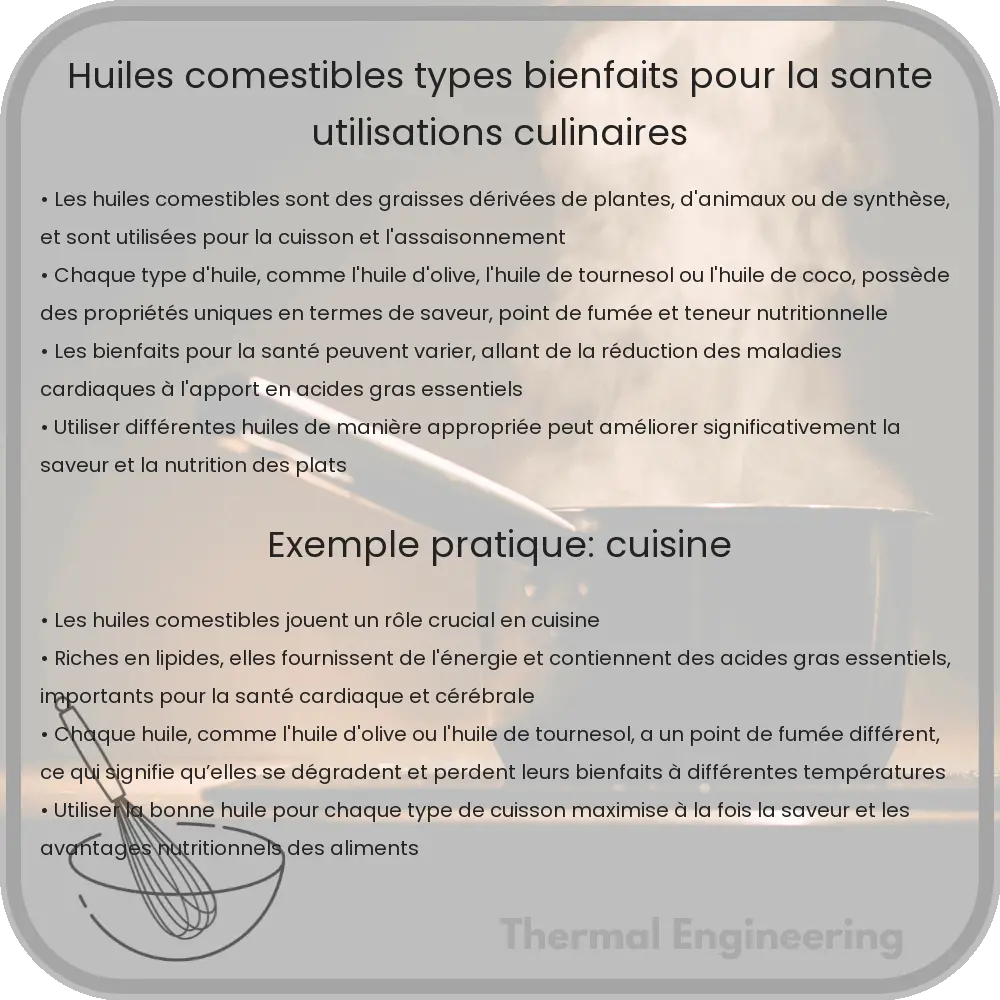 Huiles Comestibles | Types, Bienfaits pour la Santé & Utilisations ...