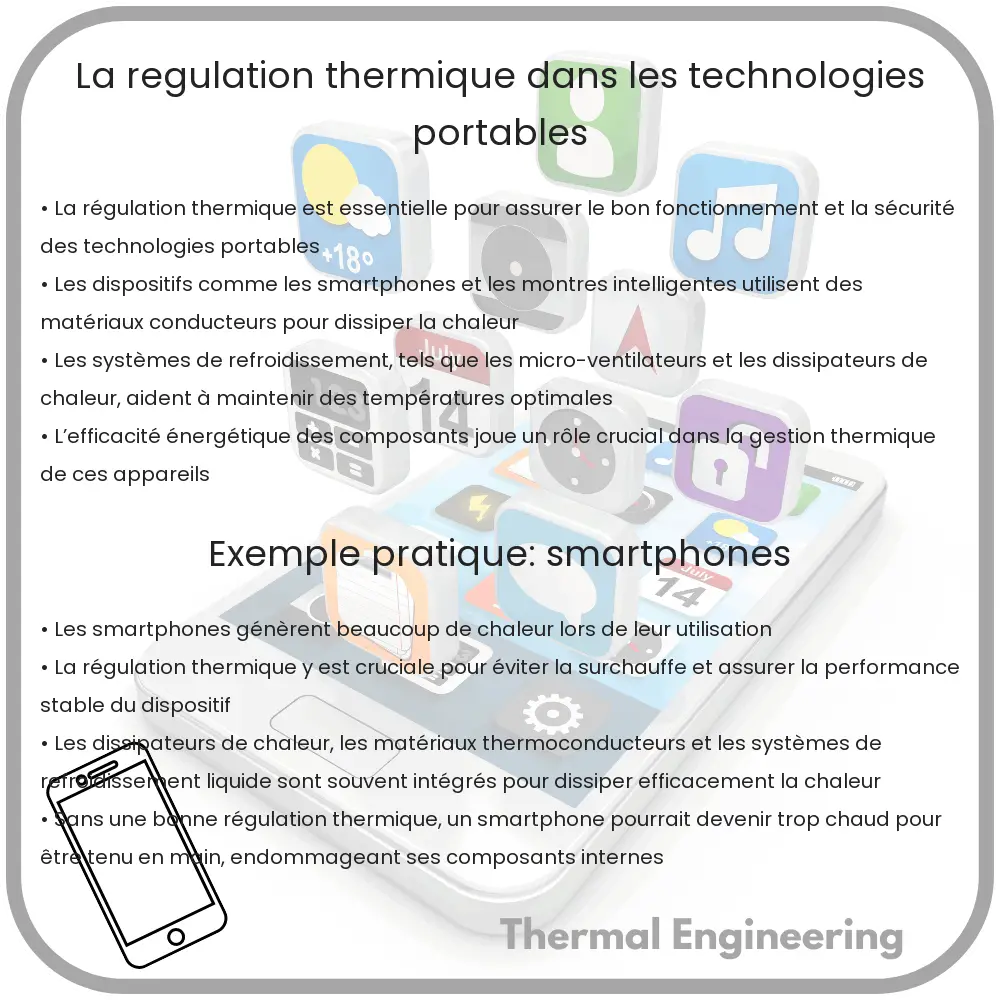 La régulation thermique dans les technologies portables La régulation thermique dans les technologies portables
