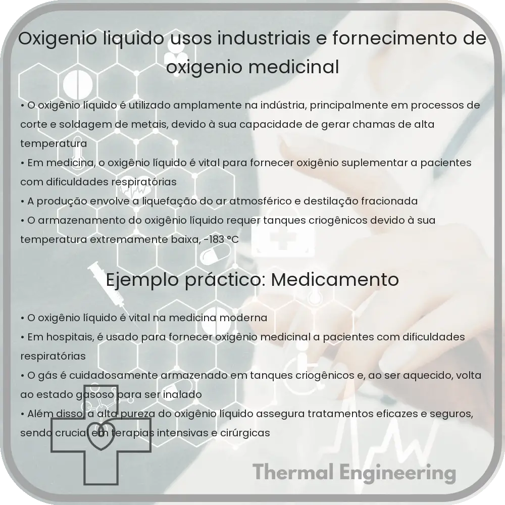 Oxigênio Líquido | Usos Industriais e Fornecimento de Oxigênio Medicinal