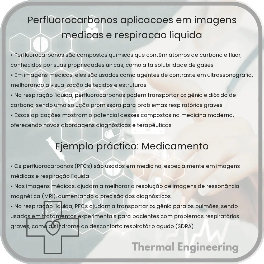 Perfluorocarbonos | Aplicações em Imagens Médicas e Respiração Líquida