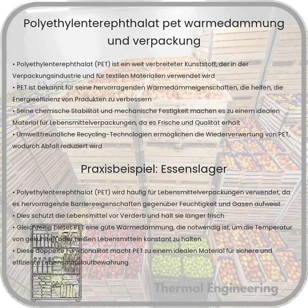 Polyethylenterephthalat (PET) | Wärmedämmung und Verpackung