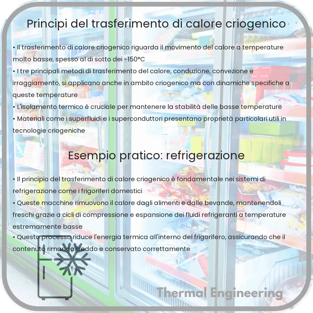 Principi del Trasferimento di Calore Criogenico