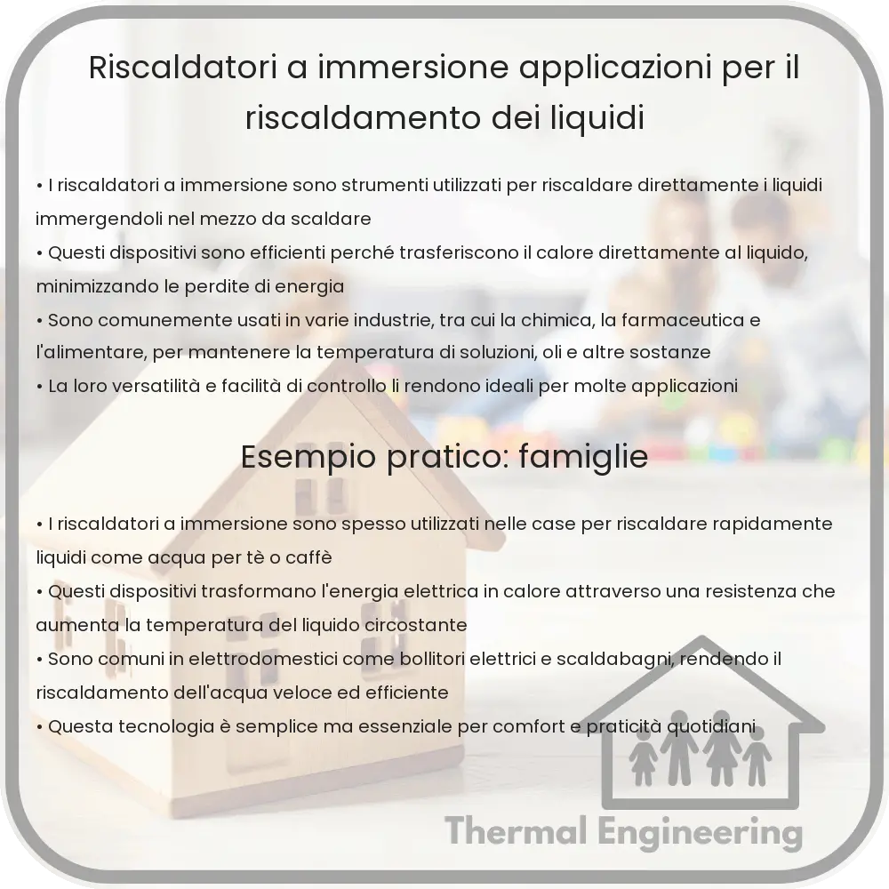 Riscaldatori a Immersione: Applicazioni per il Riscaldamento dei Liquidi