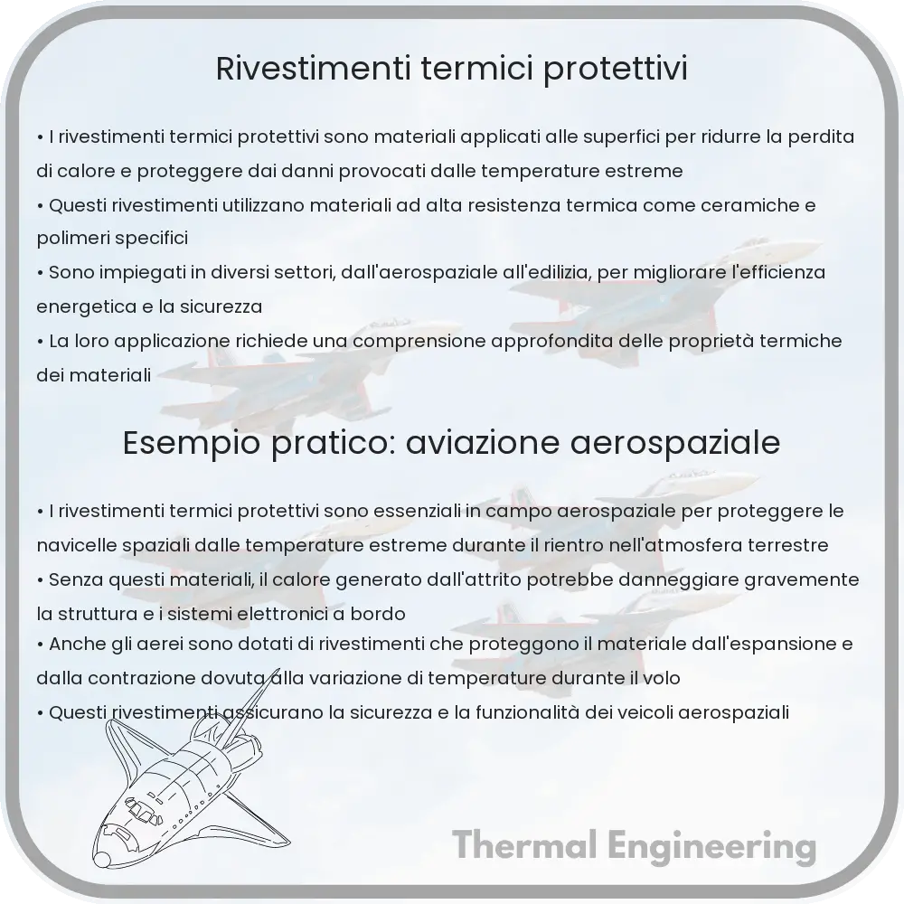Rivestimenti termici protettivi