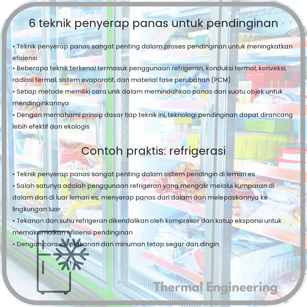 6 Teknik Penyerap Panas untuk Pendinginan