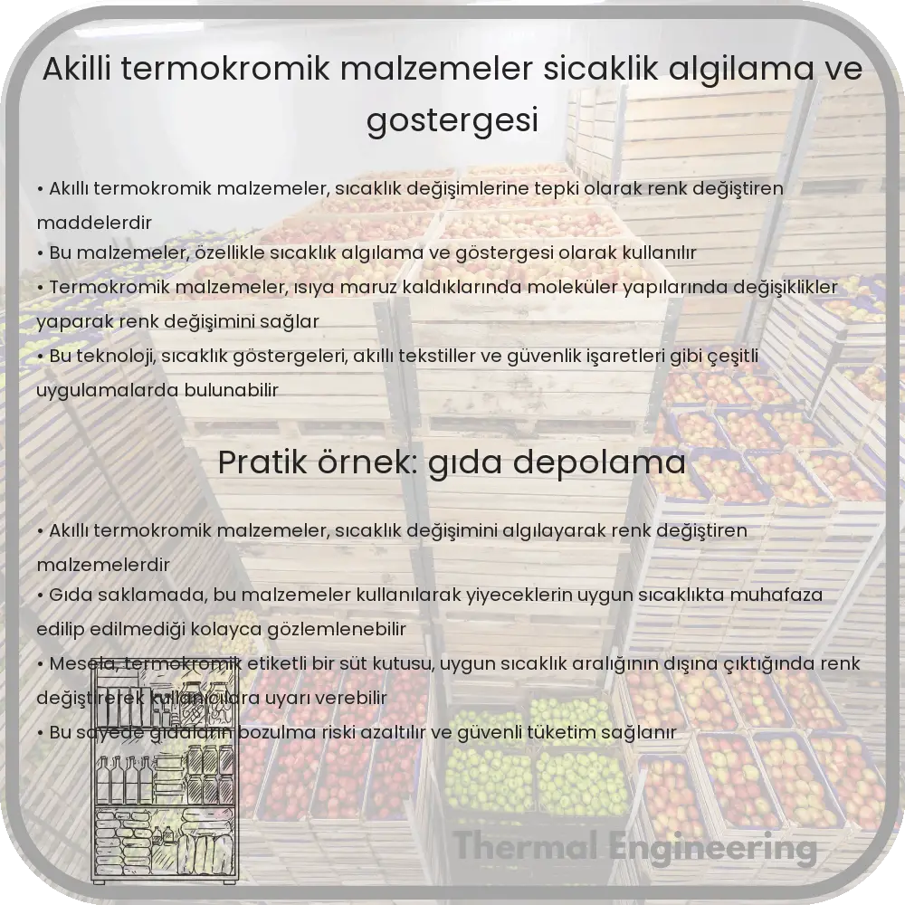 Akıllı Termokromik Malzemeler | Sıcaklık Algılama ve Göstergesi