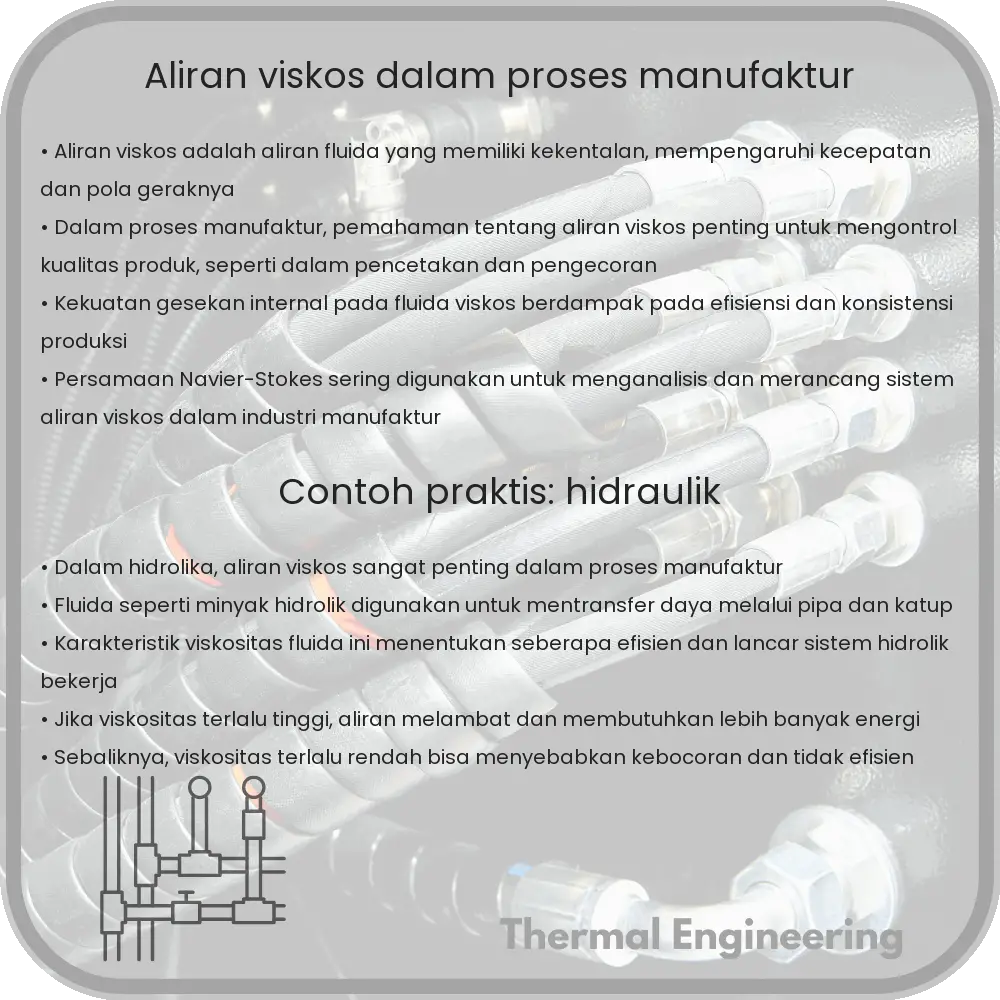 Aliran Viskos dalam Proses Manufaktur