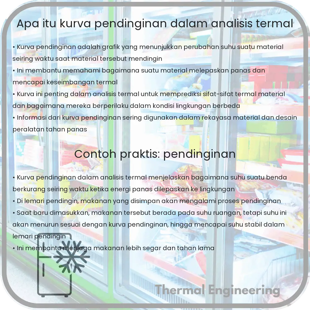 Apa Itu Kurva Pendinginan dalam Analisis Termal?