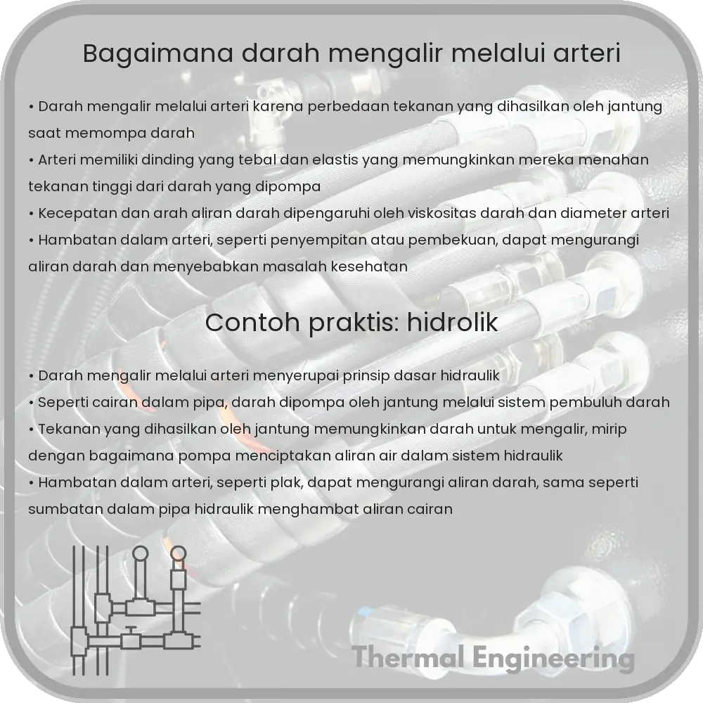 Bagaimana Darah Mengalir Melalui Arteri?