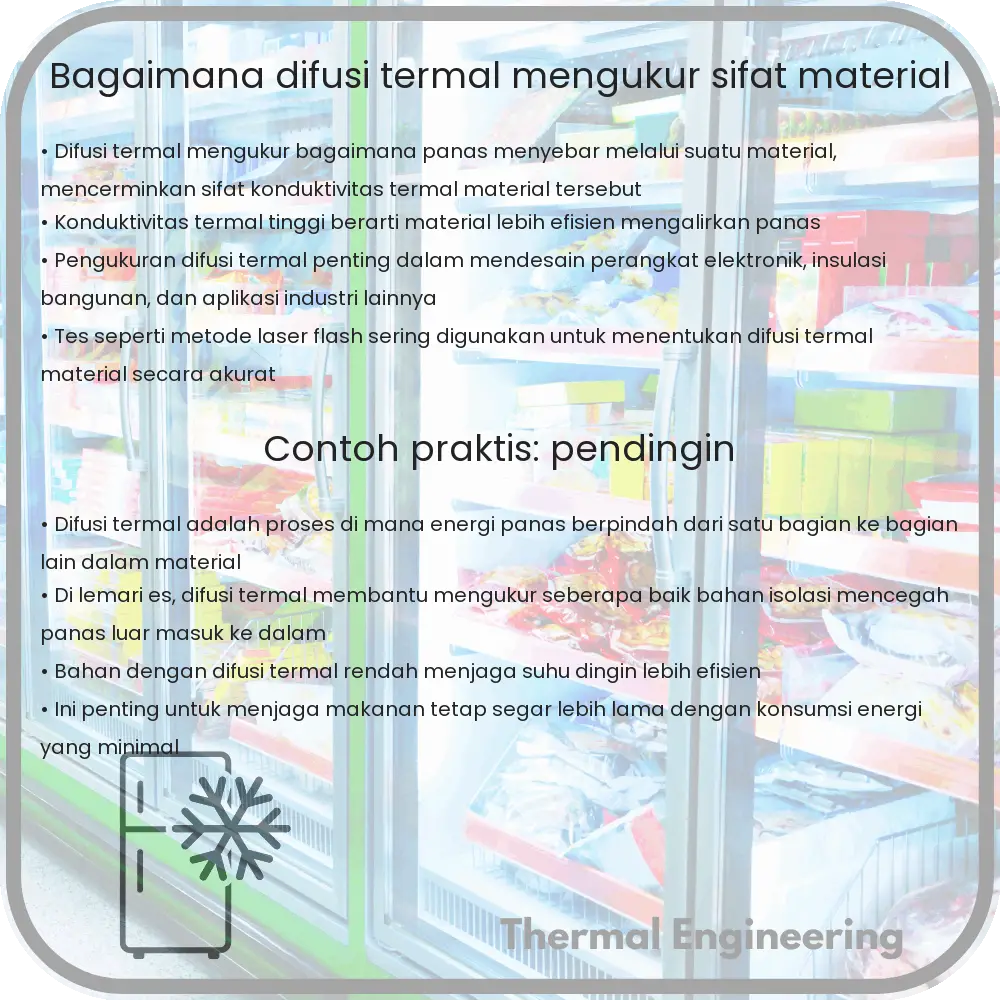 Bagaimana Difusi Termal Mengukur Sifat Material