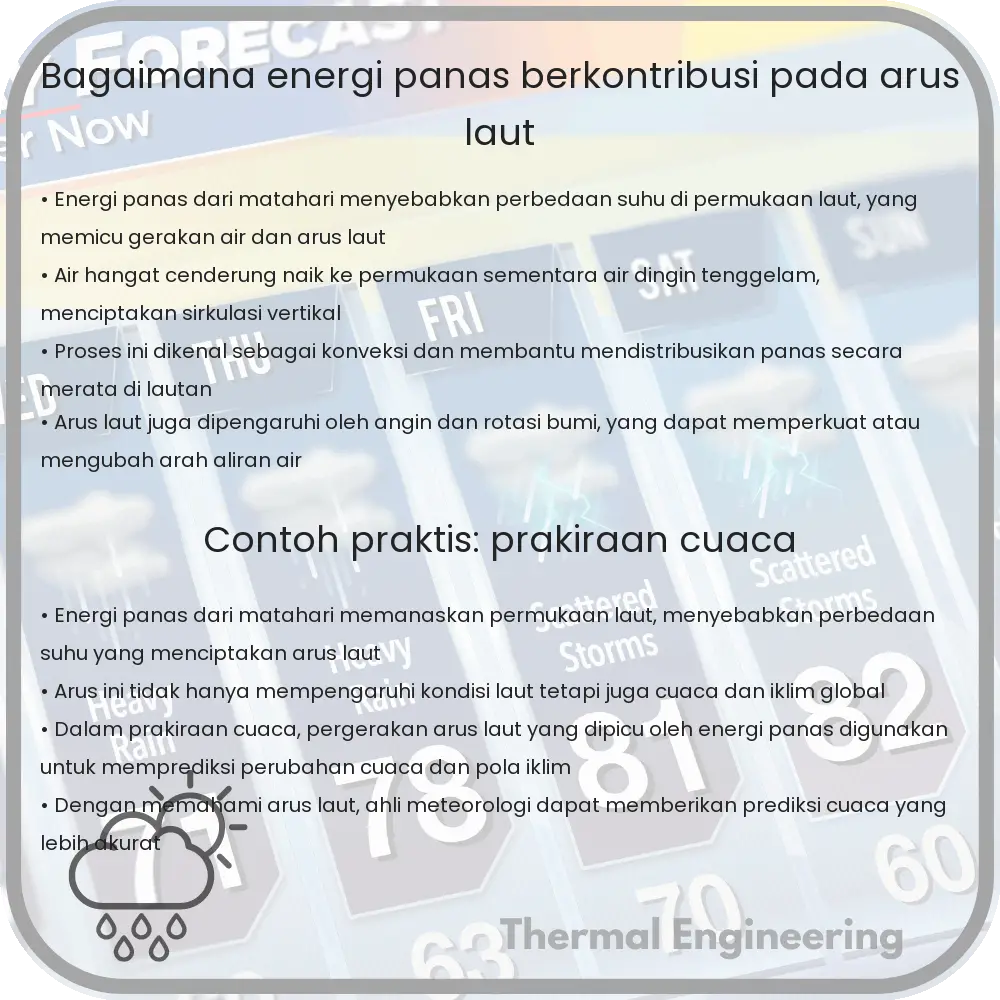 Bagaimana Energi Panas Berkontribusi pada Arus Laut