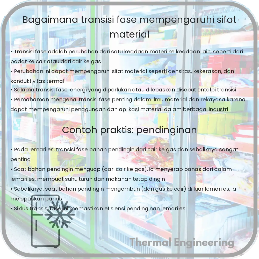 Bagaimana Transisi Fase Mempengaruhi Sifat Material