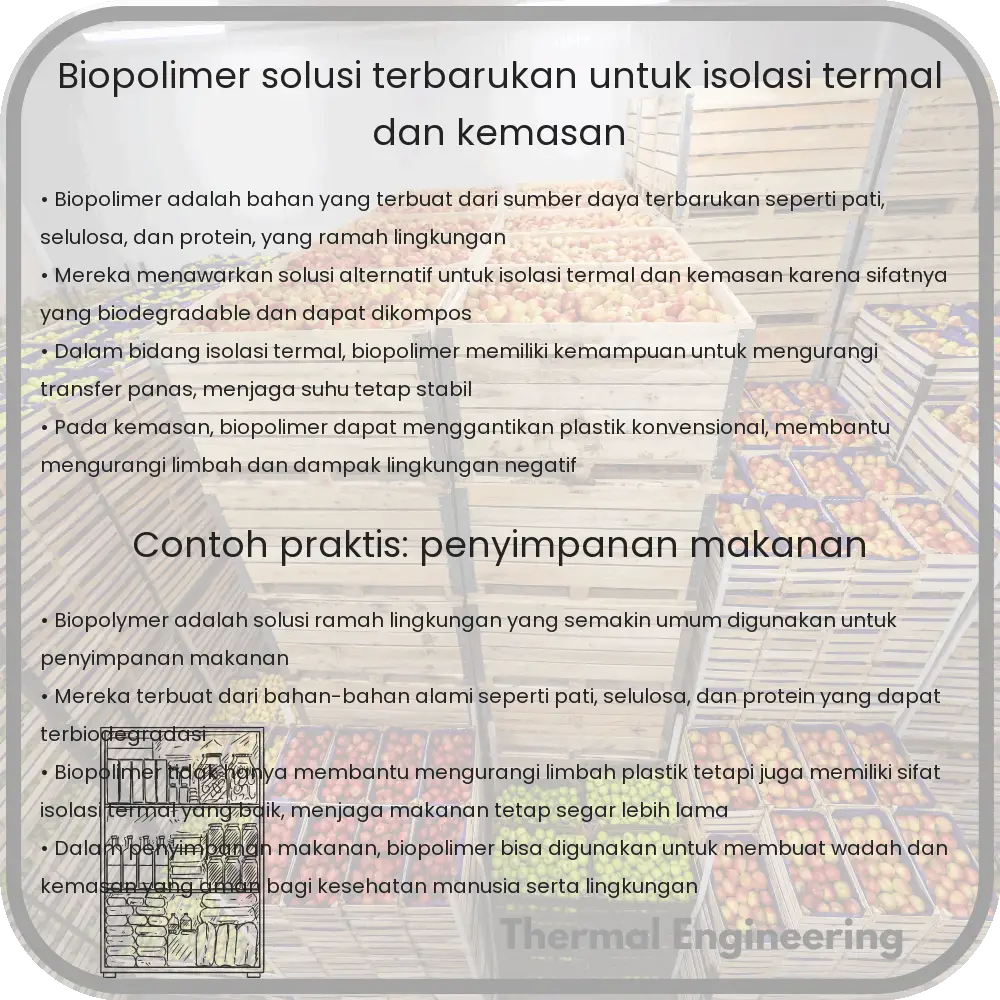 Biopolimer | Solusi Terbarukan untuk Isolasi Termal dan Kemasan Biopolimer | Solusi Terbarukan untuk Isolasi Termal dan Kemasan