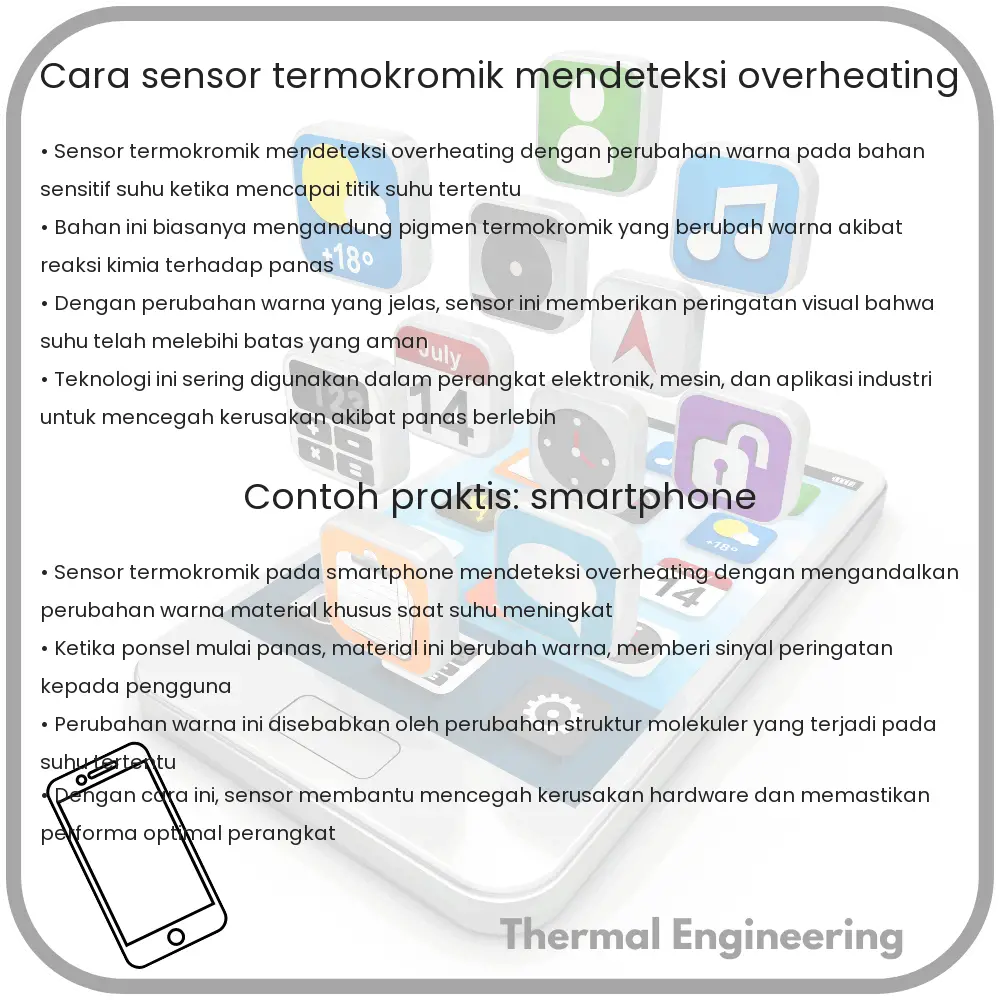 Cara Sensor Termokromik Mendeteksi Overheating