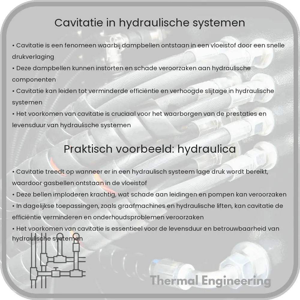 Cavitatie in hydraulische systemen