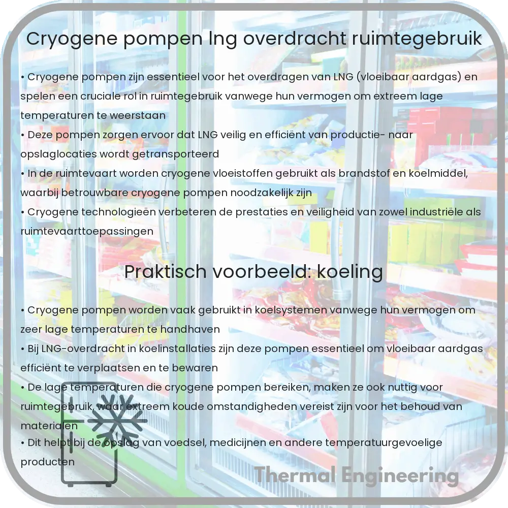 Cryogene Pompen | LNG-Overdracht & Ruimtegebruik
