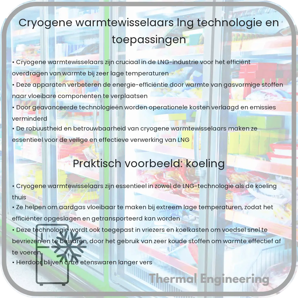 Cryogene Warmtewisselaars: LNG Technologie en Toepassingen