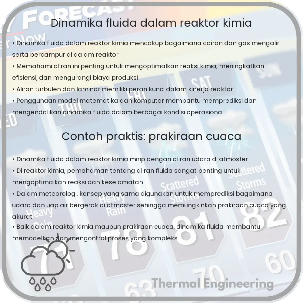 Dinamika Fluida dalam Reaktor Kimia