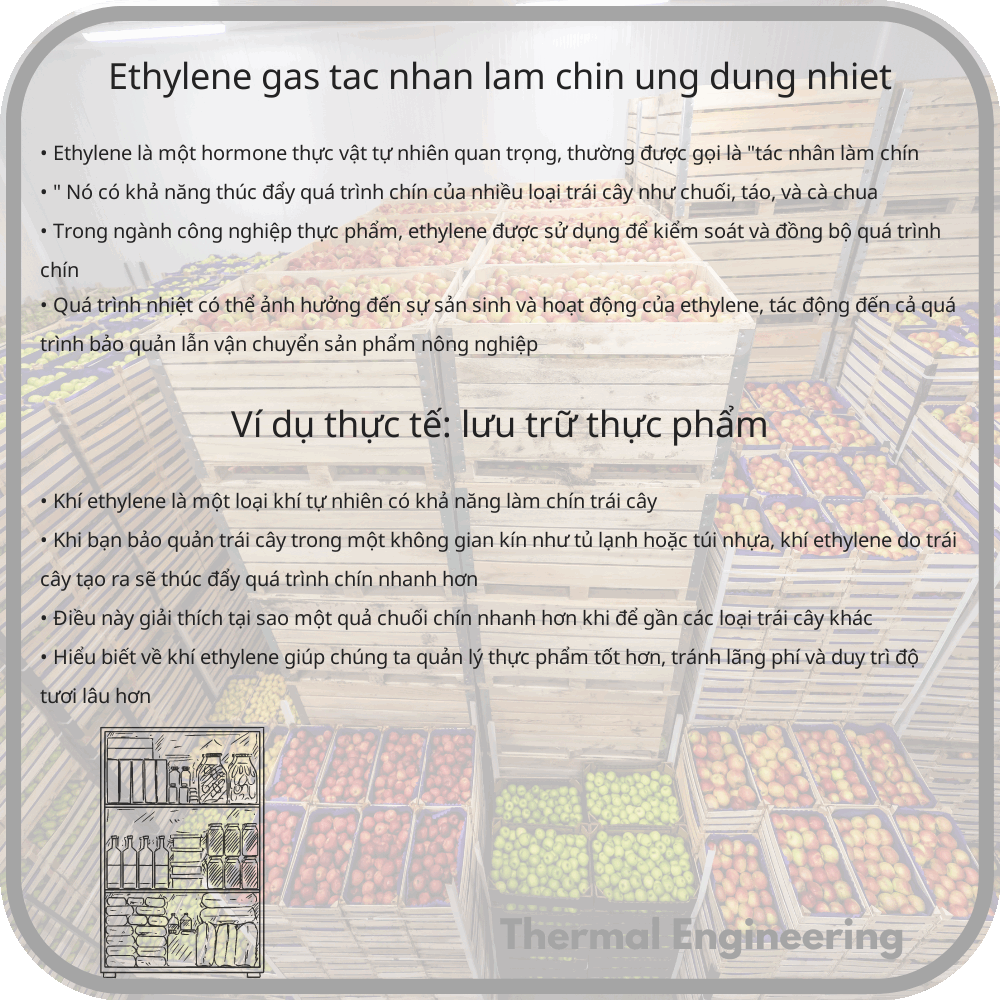 Ethylene Gas | Tác Nhân Làm Chín, Ứng Dụng Nhiệt
