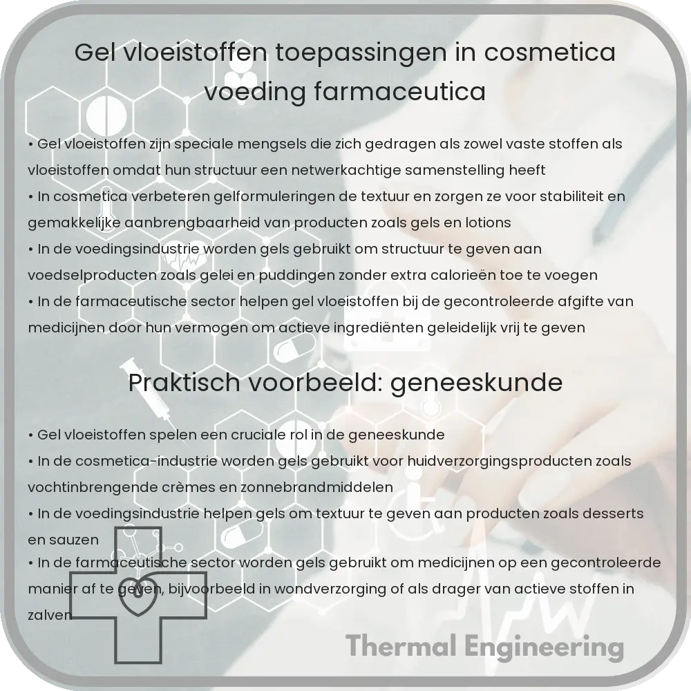 Gel Vloeistoffen | Toepassingen in Cosmetica, Voeding & Farmaceutica