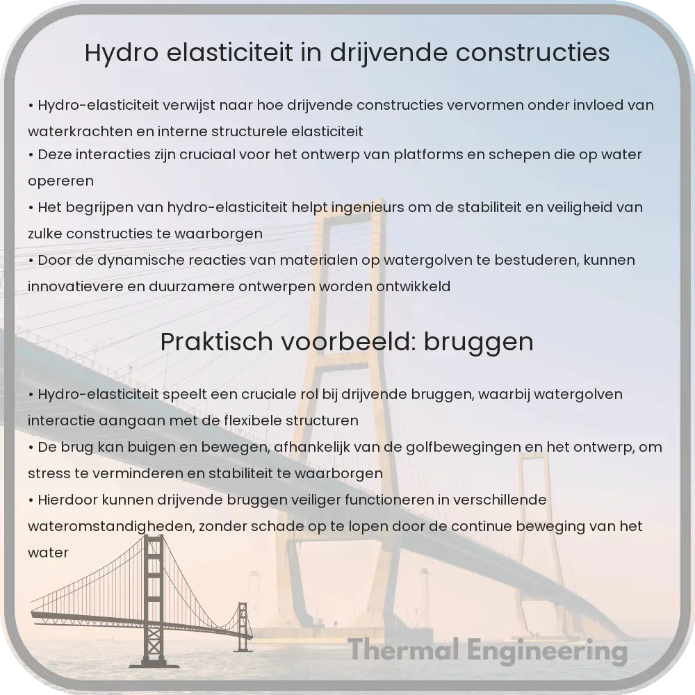Hydro-elasticiteit in drijvende constructies