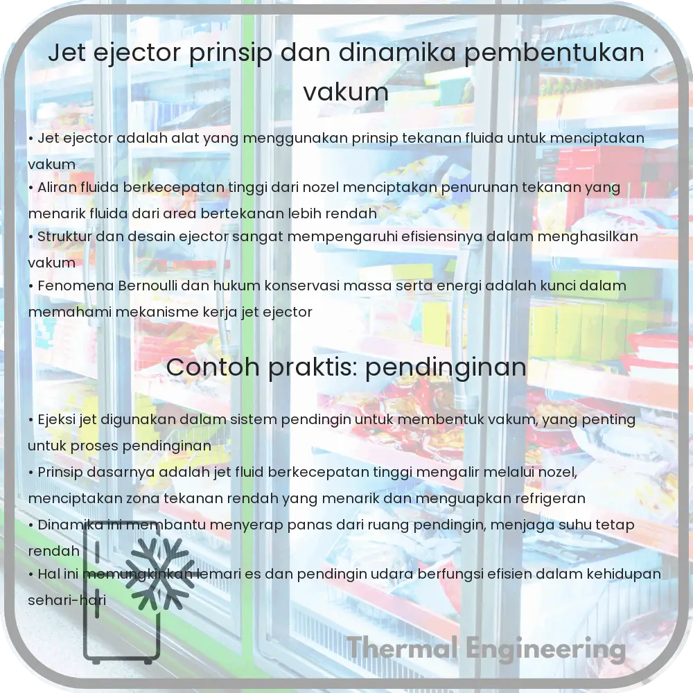 Jet Ejector | Prinsip dan Dinamika Pembentukan Vakum