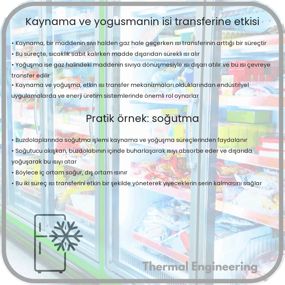 Kaynama ve Yoğuşmanın Isı Transferine Etkisi