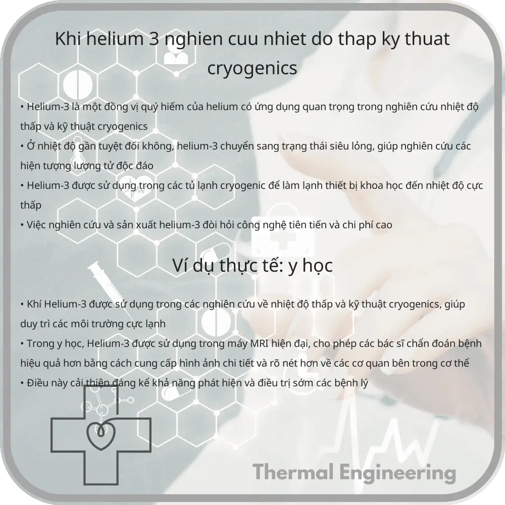 Khí Helium-3 | Nghiên cứu Nhiệt độ Thấp & Kỹ thuật Cryogenics