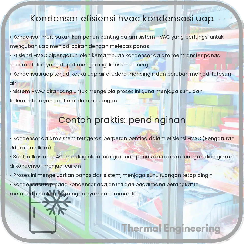 Kondensor | Efisiensi HVAC & Kondensasi Uap
