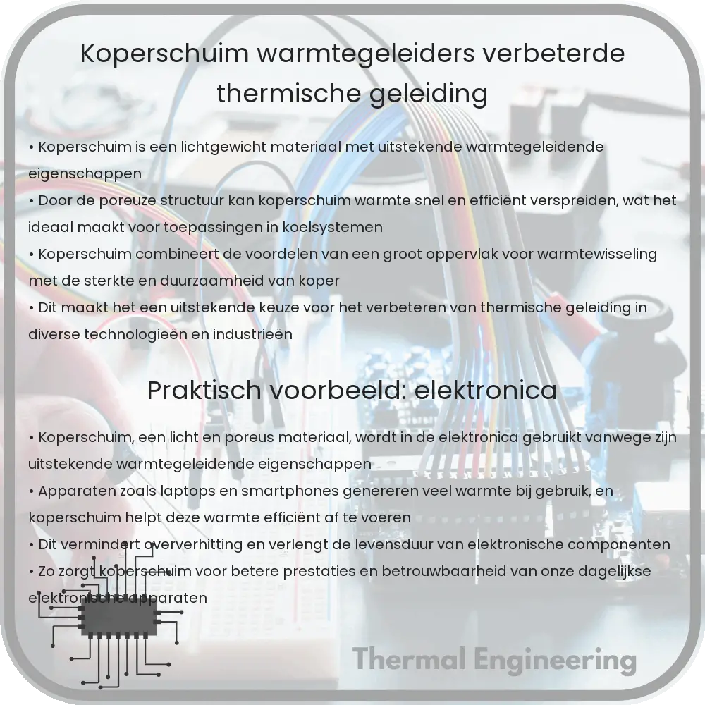 Koperschuim | Warmtegeleiders, Verbeterde Thermische Geleiding